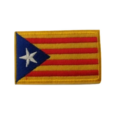 Patch 4x6cm independence Catalan flag