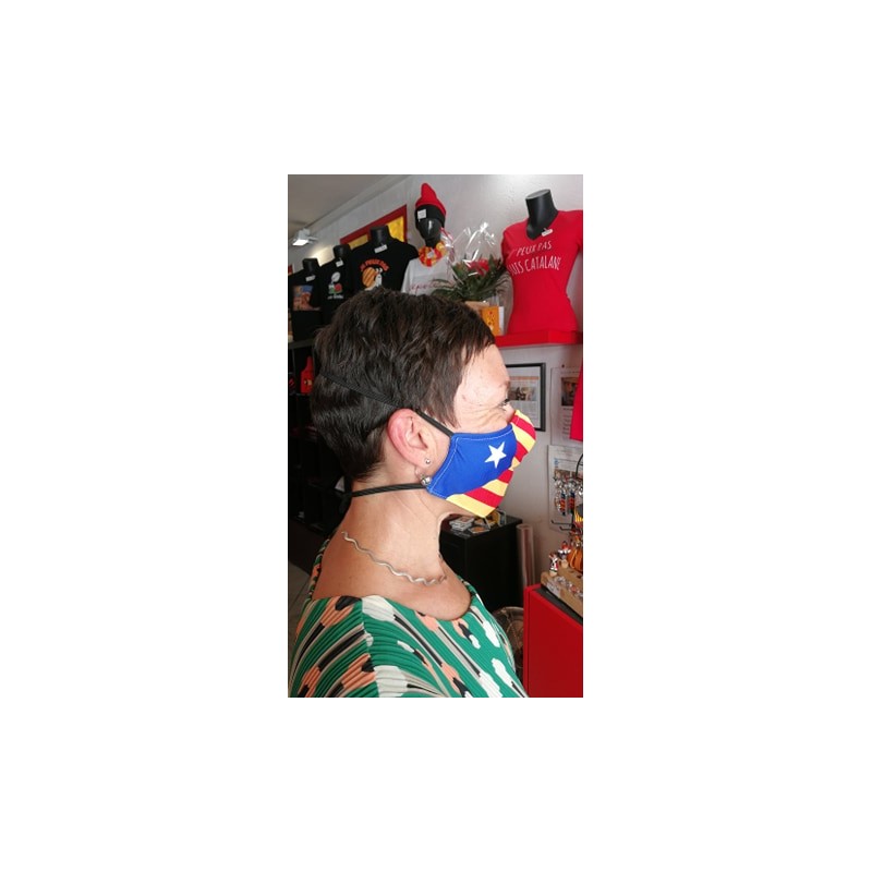 Independence catalan flag Mask