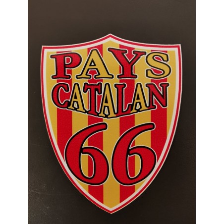 Sticker catalan flag 66